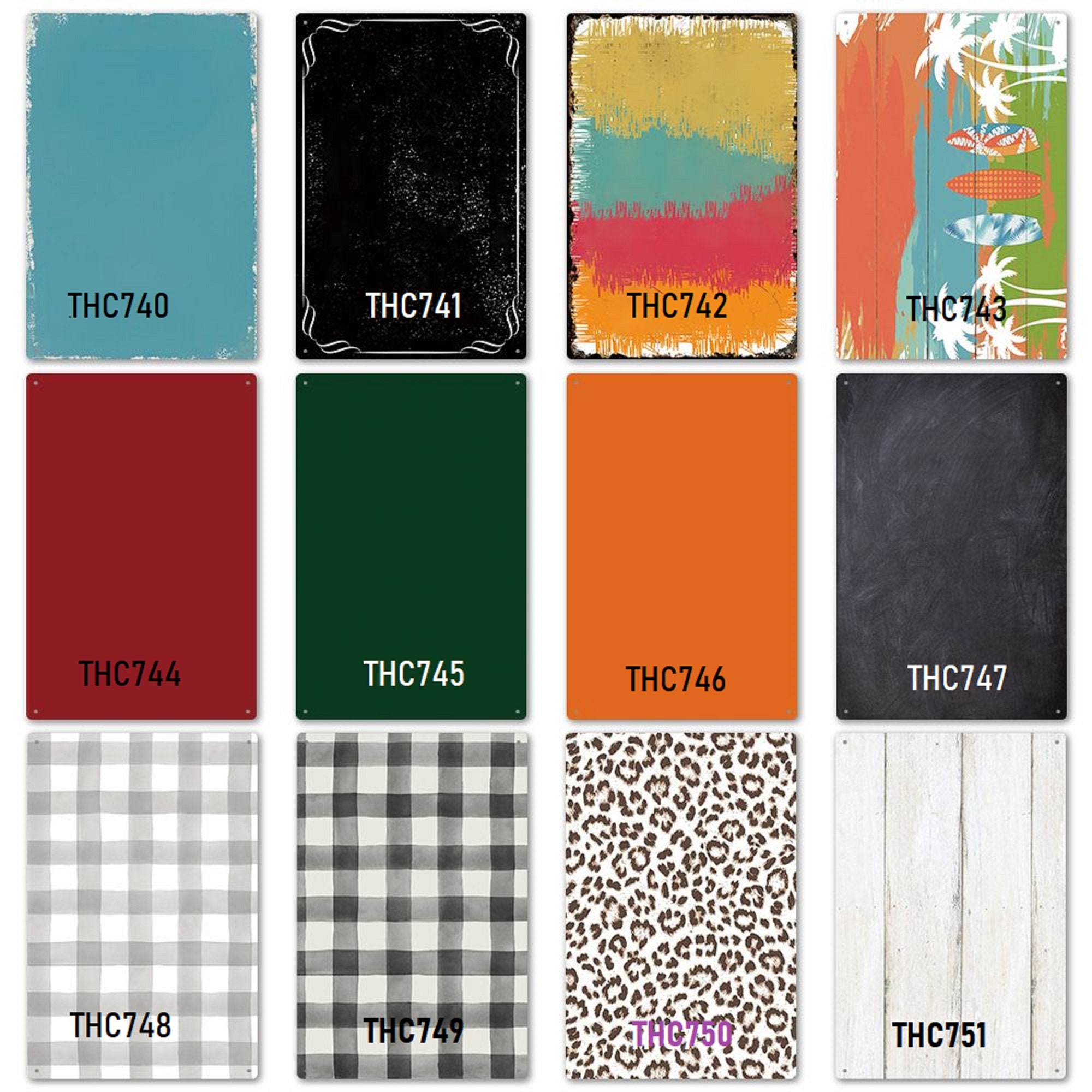 DIY Blank Base Plate Rustic Tin Signs Plaque Metal Wall Art Decor Home ...