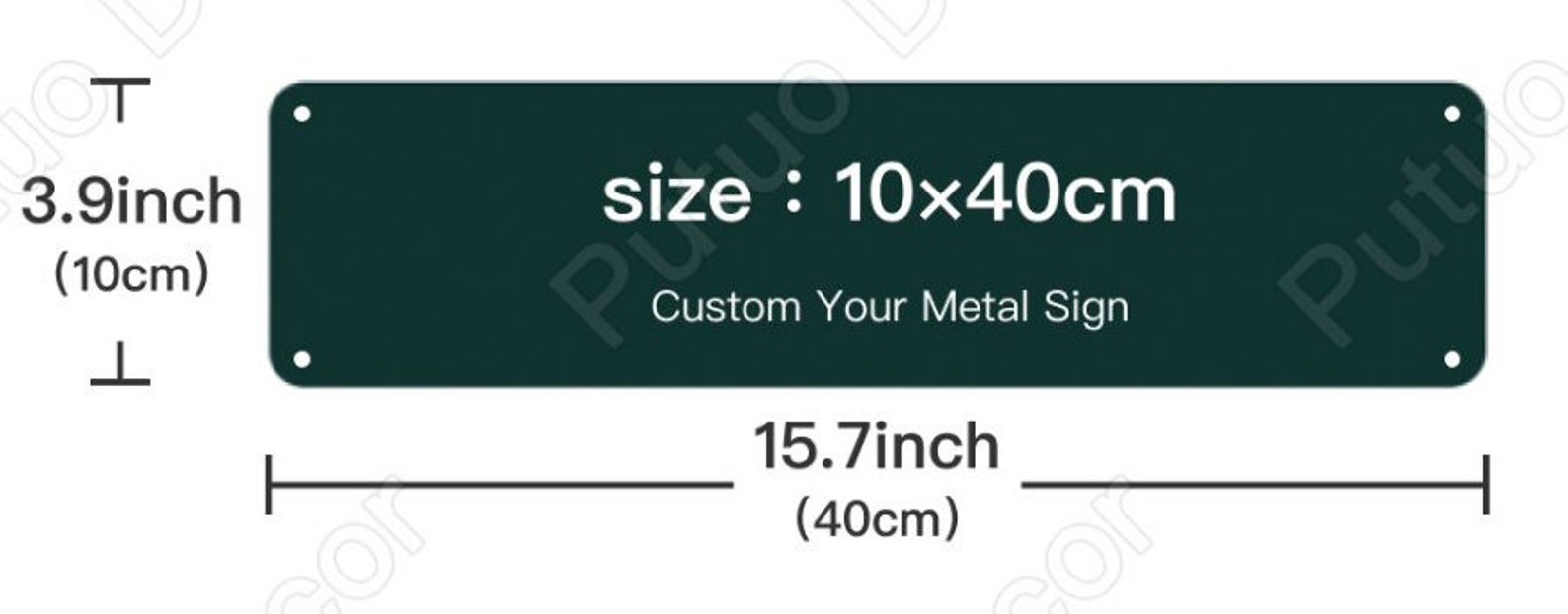 Custom Tin Sign Plaque Metal Personalized Plate Home Room House Wall ...