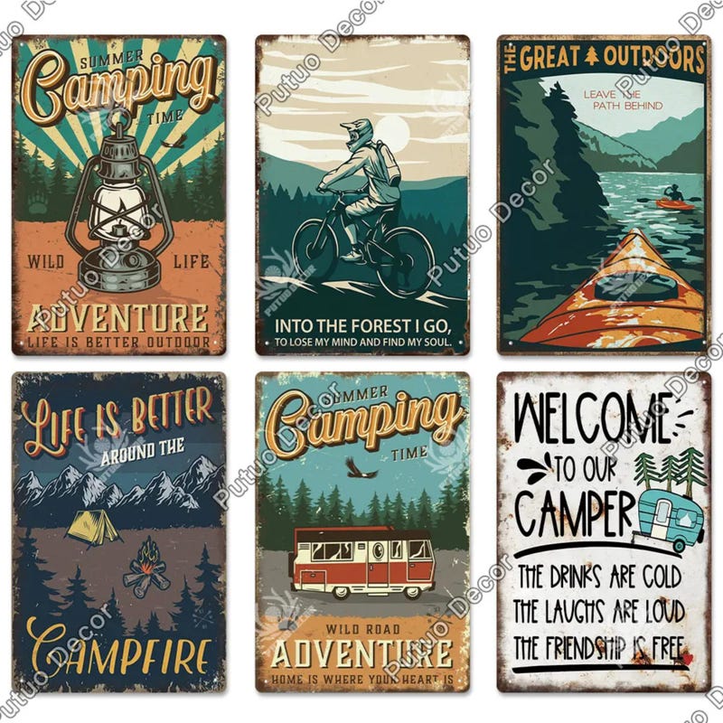 Camping Signs - Etsy Canada