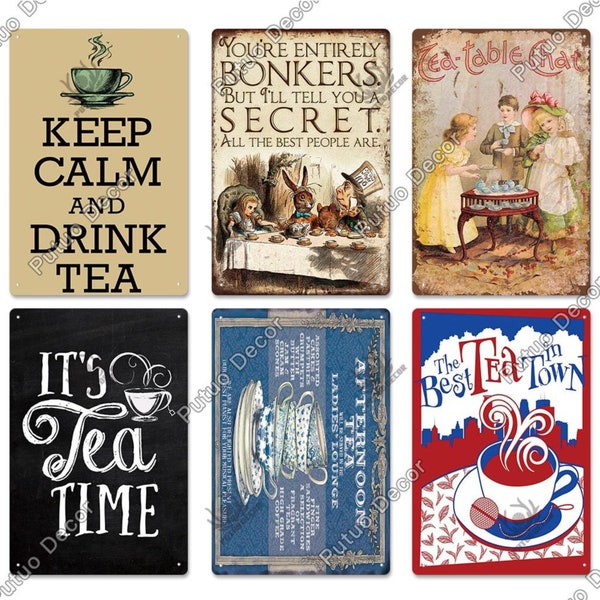 Tea Time Sign - Etsy