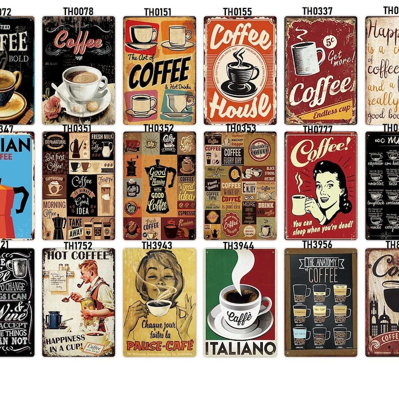 Small Metal Coffee Tins - Etsy UK