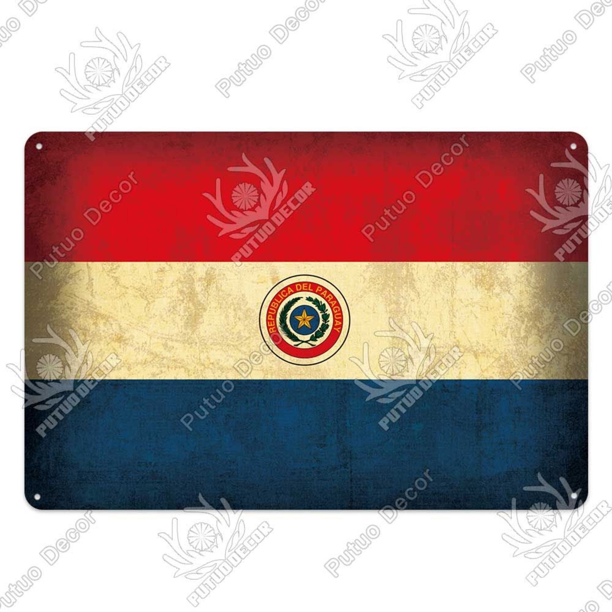 Countries Flags Metal Sign Tin Decorative Plaque Wall Bar Pub Man Cave ...