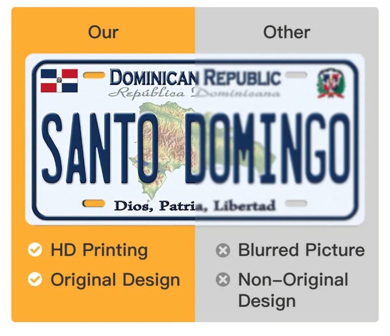 World Countries Themed License Metal Plates Vintage Rusted Travel ...
