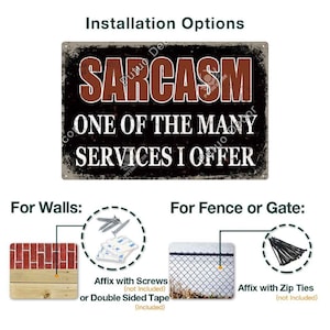 Vintage Style Warning Funny Metal Tin Sign for Garage Decor - Beware of ...