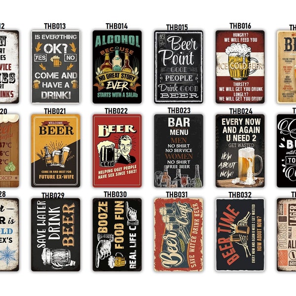 Vintage Beer Sign - Etsy