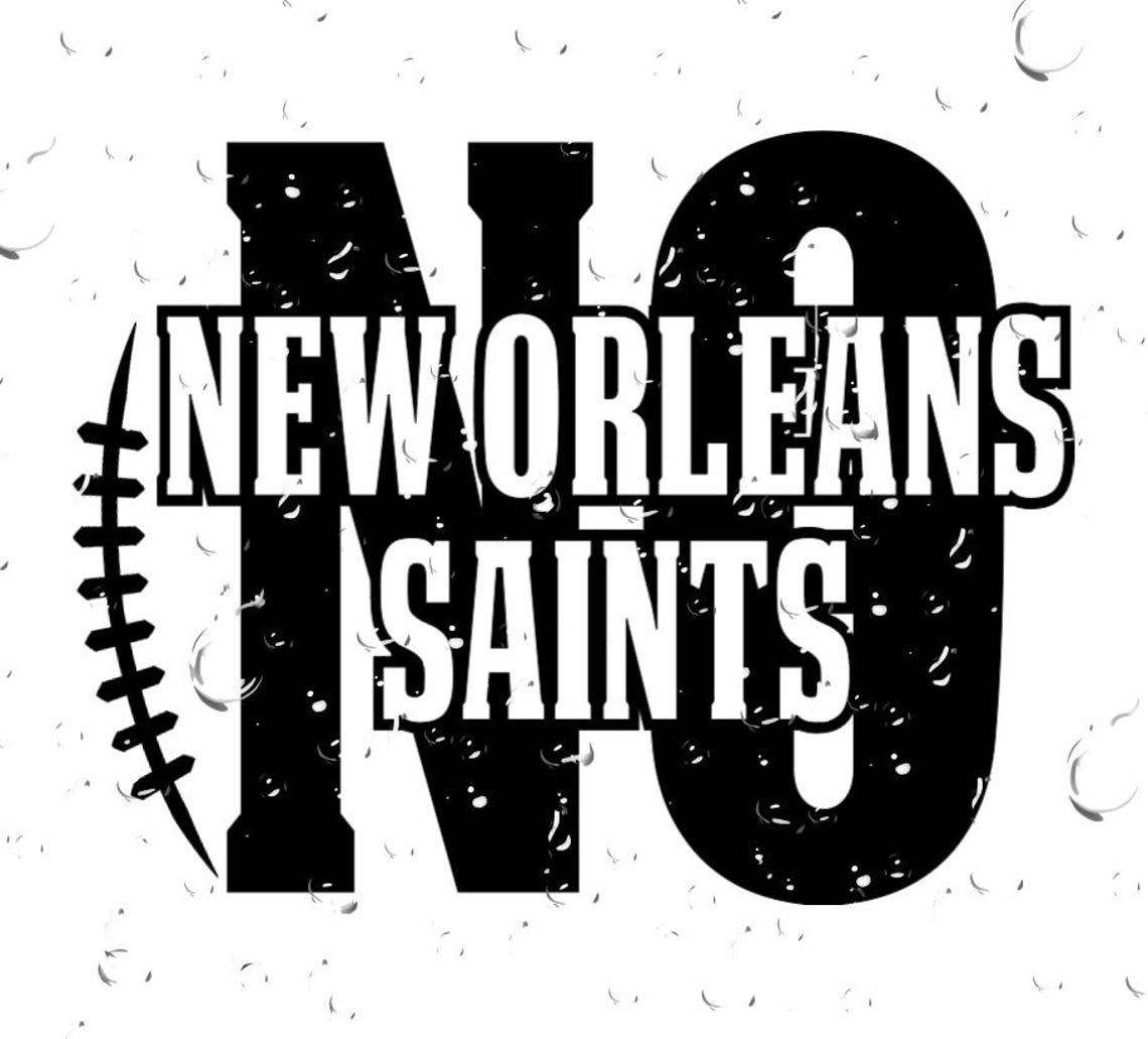 NFL New Orleans Saints Decal, Vinyl Decal - Etsy