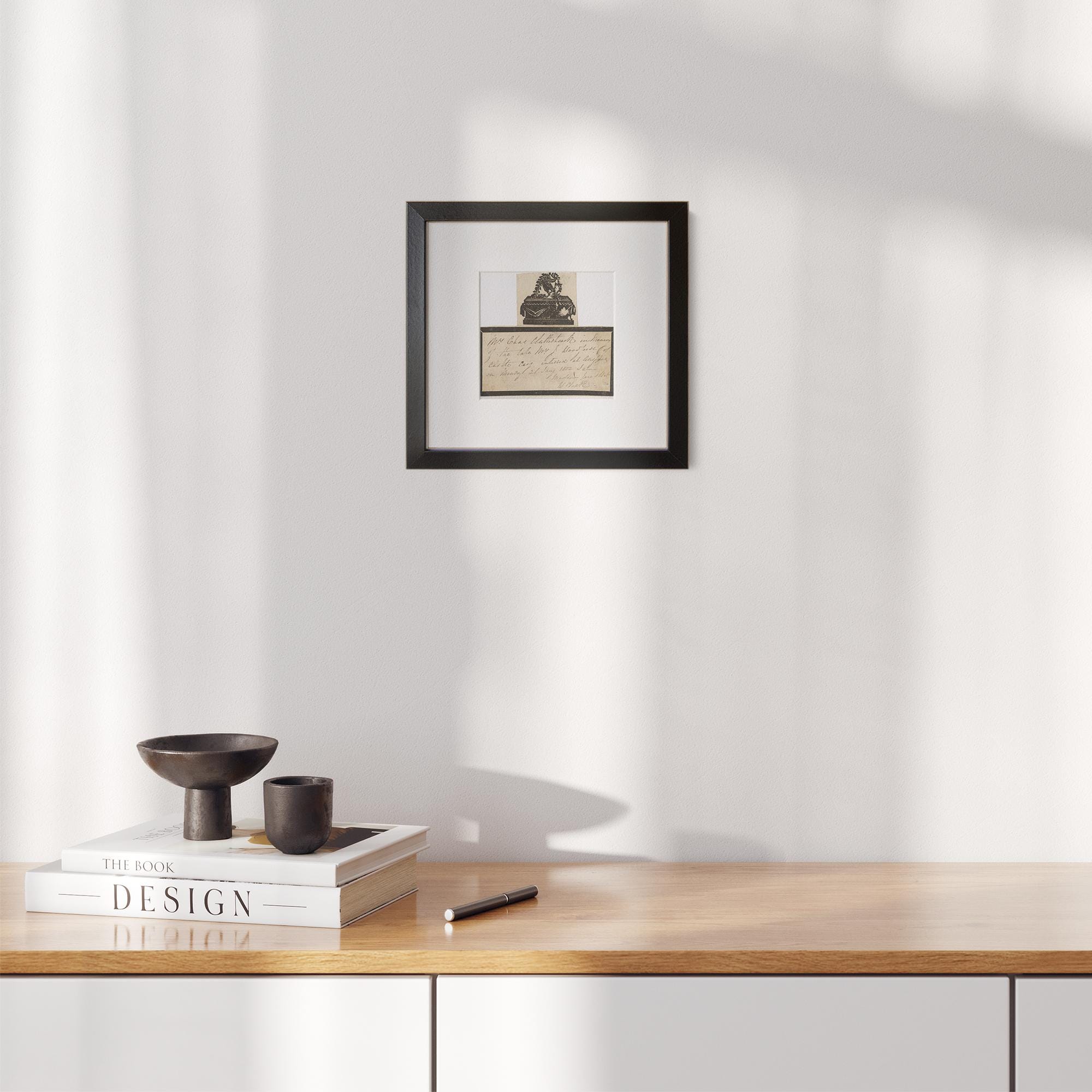 Antique Mourning Card Print | Vintage Funeral Ephemera | 1852 ...