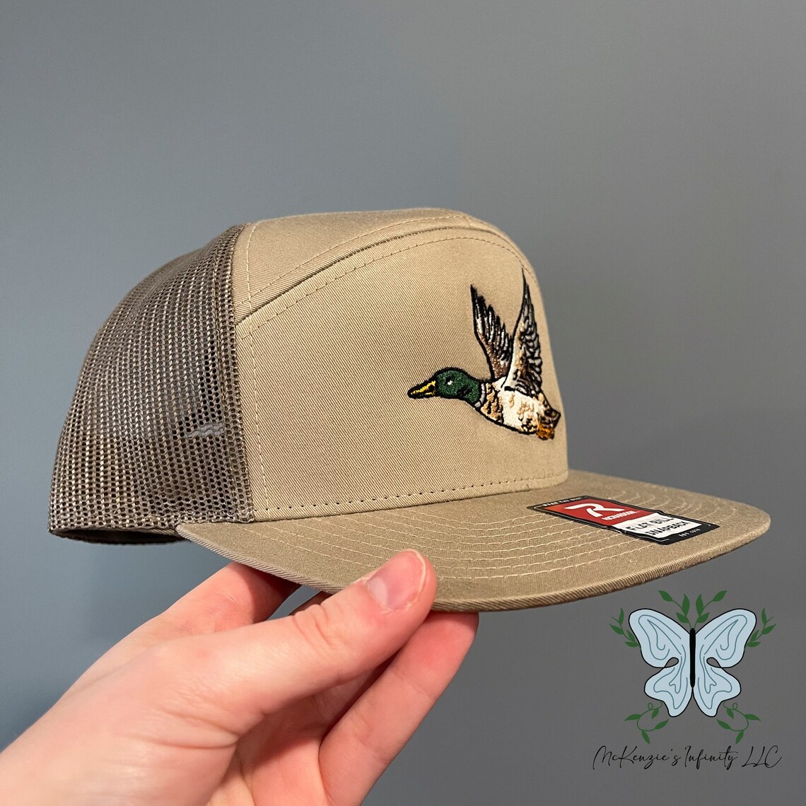 Mallard Duck Embroidered Richardson 168 | 7 Panel Trucker Cap/hat - Etsy