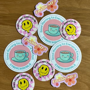 Cybersecurity Awareness Stickers - Etsy