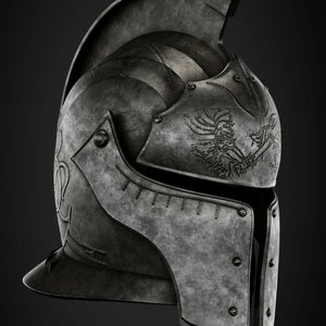 Knight Dark Souls Faraam Helmet Cosplay by USI - Etsy UK