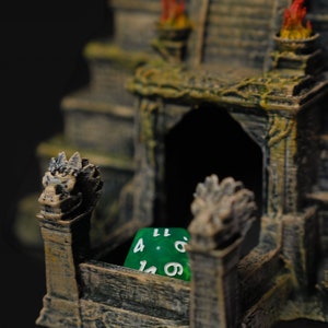 Ancient Aztec Mayan Mesoamerican Pyramid Temple Dice Tower D&D DND ...