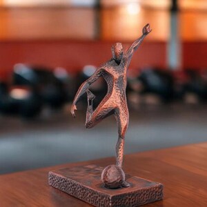 FOOTBALL SOCCER Competition Rewards Statue Sport Figurine Trophy - Etsy