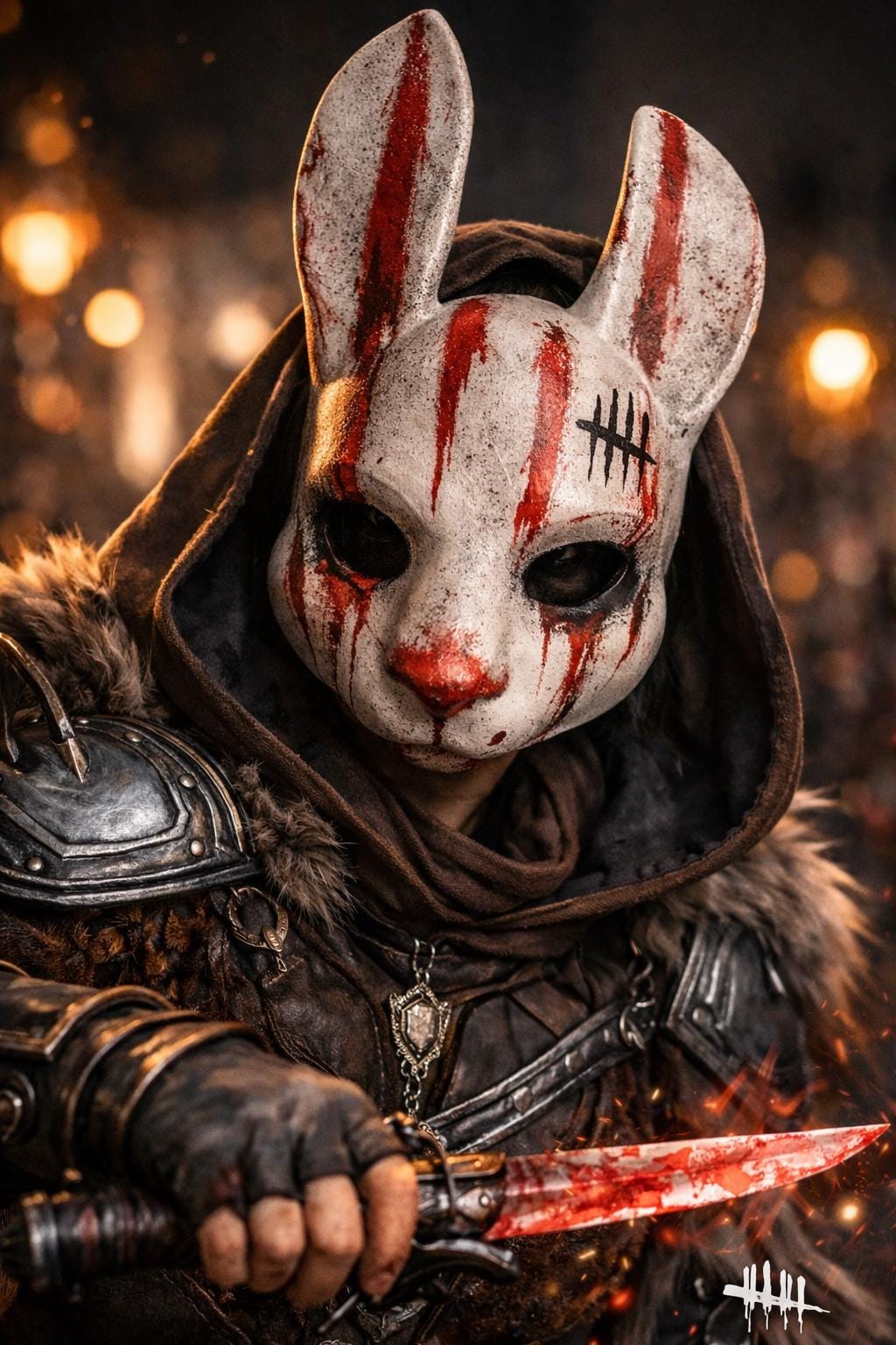 DIY UNPAINTED Anna the Huntress Mask DBD Dead by Daylight Cosplay Prop ...