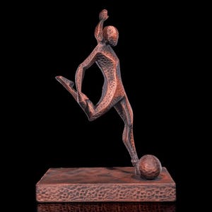 FOOTBALL SOCCER Competition Rewards Statue Sport Figurine Trophy - Etsy