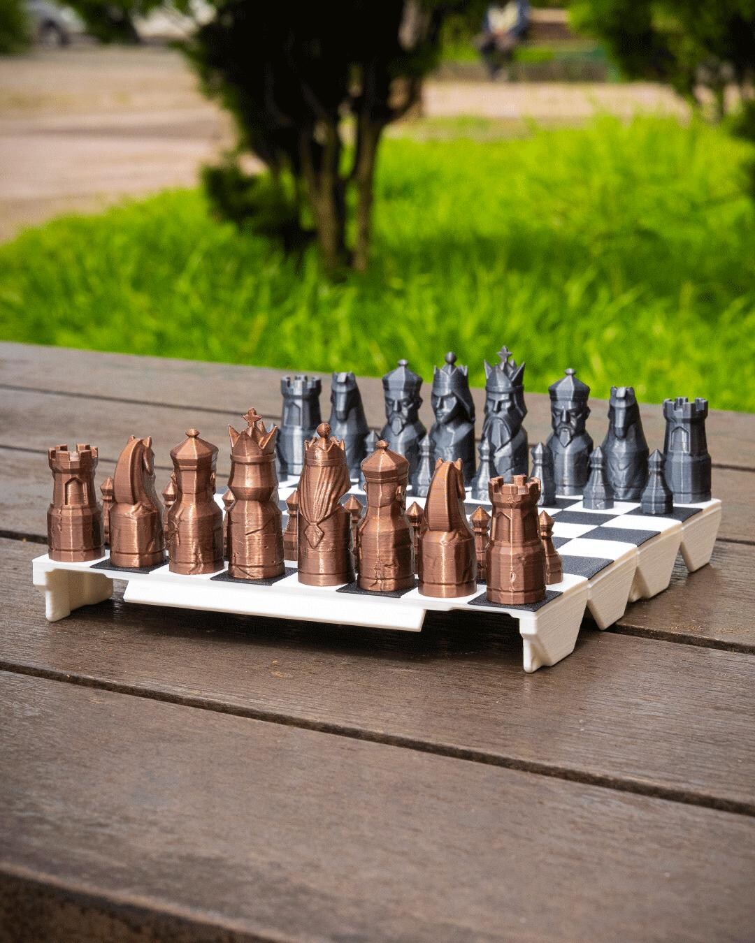 Kids Portable Travel Chess Set | Children's Learning Game - Etsy