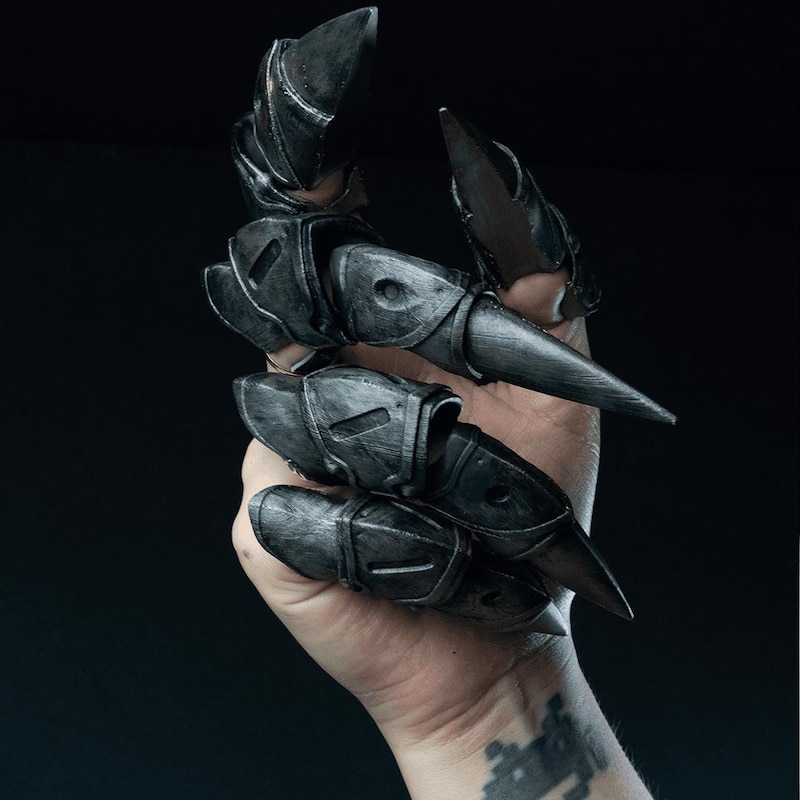 Gloves With Claws Etsy 9799