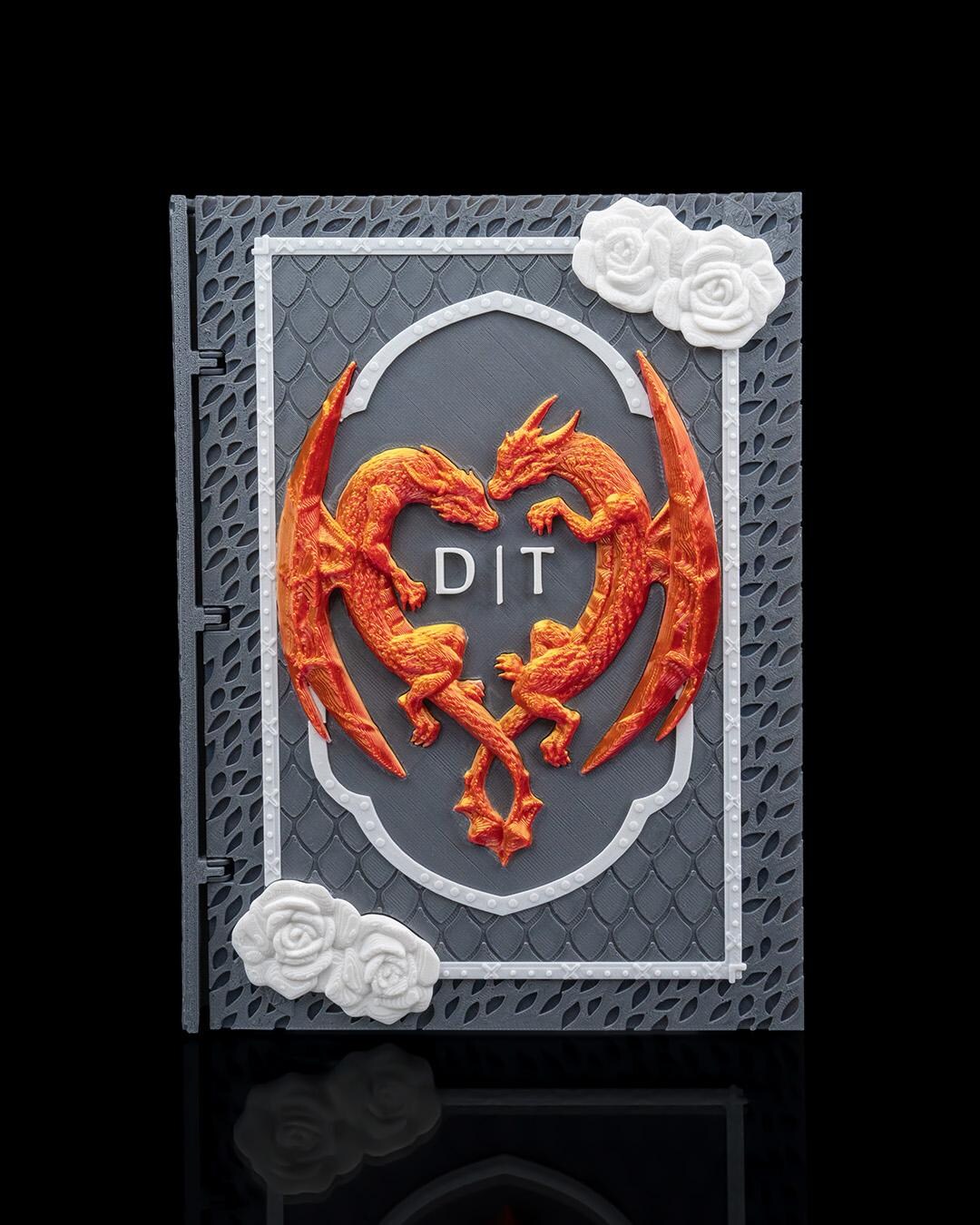 Custom Dragon Fantasy Love Scrapbook Cover - Etsy