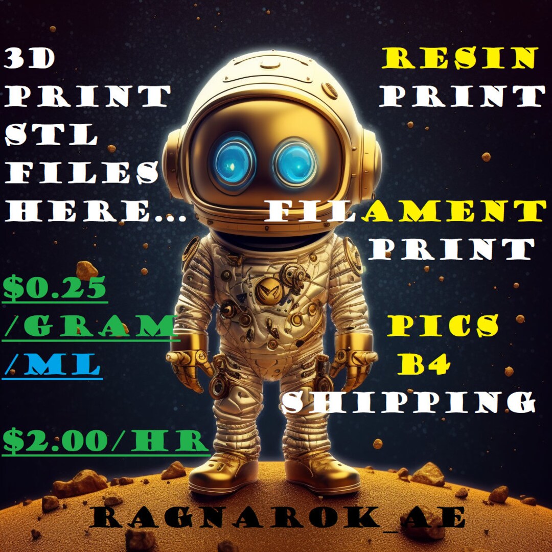 STL File 3D Printing Services - Resin and Filament Printing for Your ...
