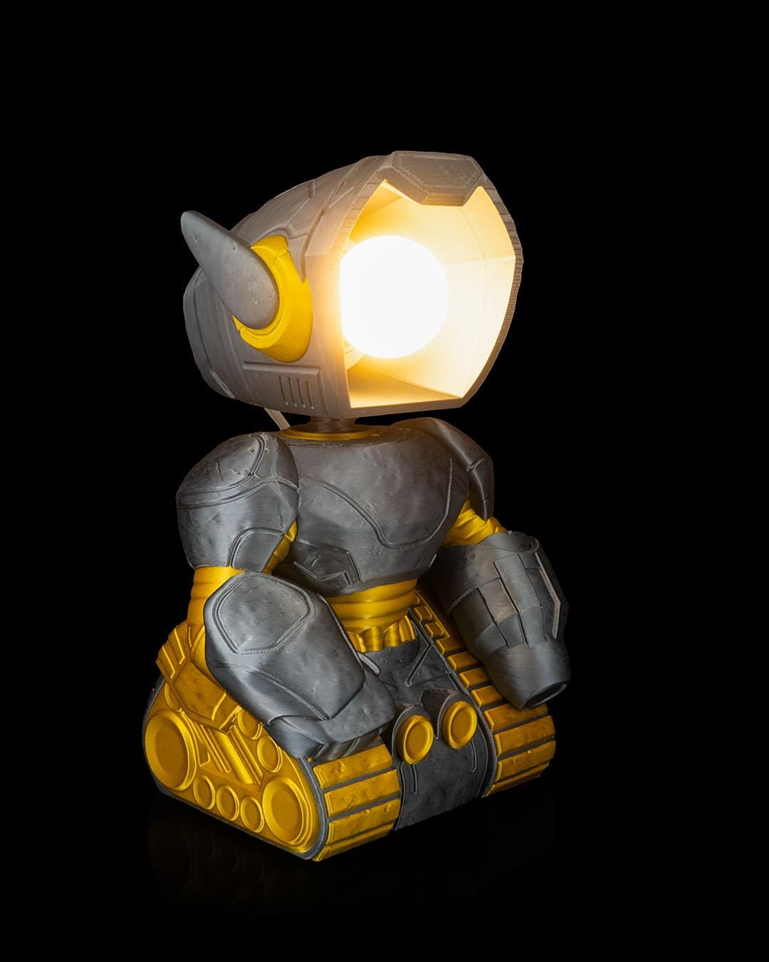Mecha Robot Table Lamp Futuristic Nightstand Light - Etsy