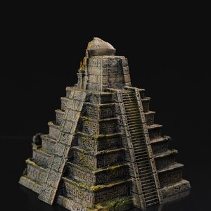 Ancient Aztec Mayan Mesoamerican Pyramid Temple Dice Tower D&D DND ...