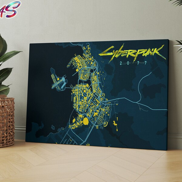 Cyberpunk Wall Art - Etsy