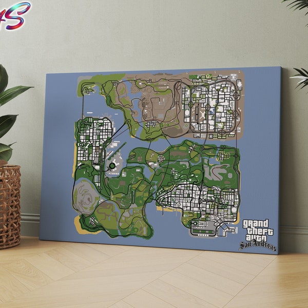 Gta Map - Etsy