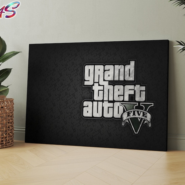 Gta 5 Map Wall Art - Etsy