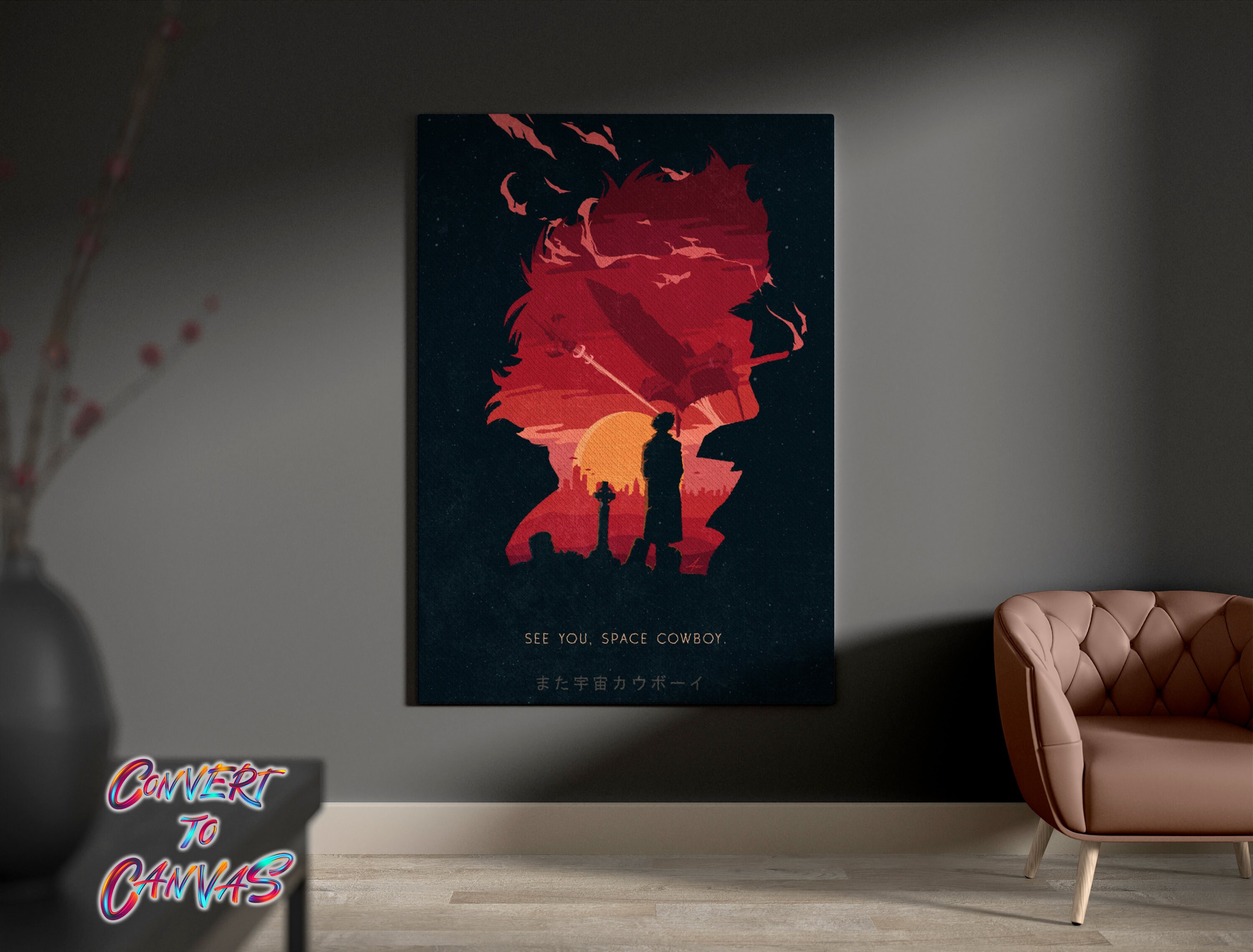 Cowboy Bebop Canvas Cowboy Bebop Wall Decor Cowboy Bebop Poster 1998