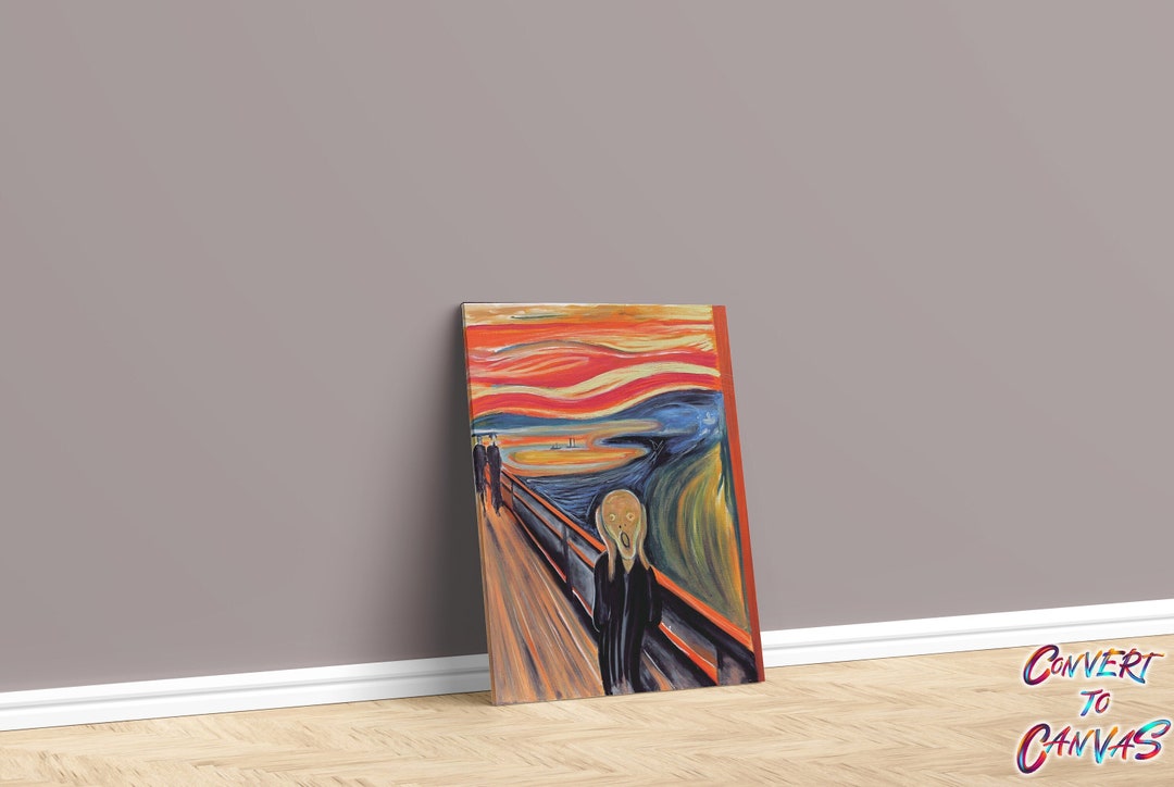 The Scream Painting by Edvard Munch Canvas Print Classic Art ...