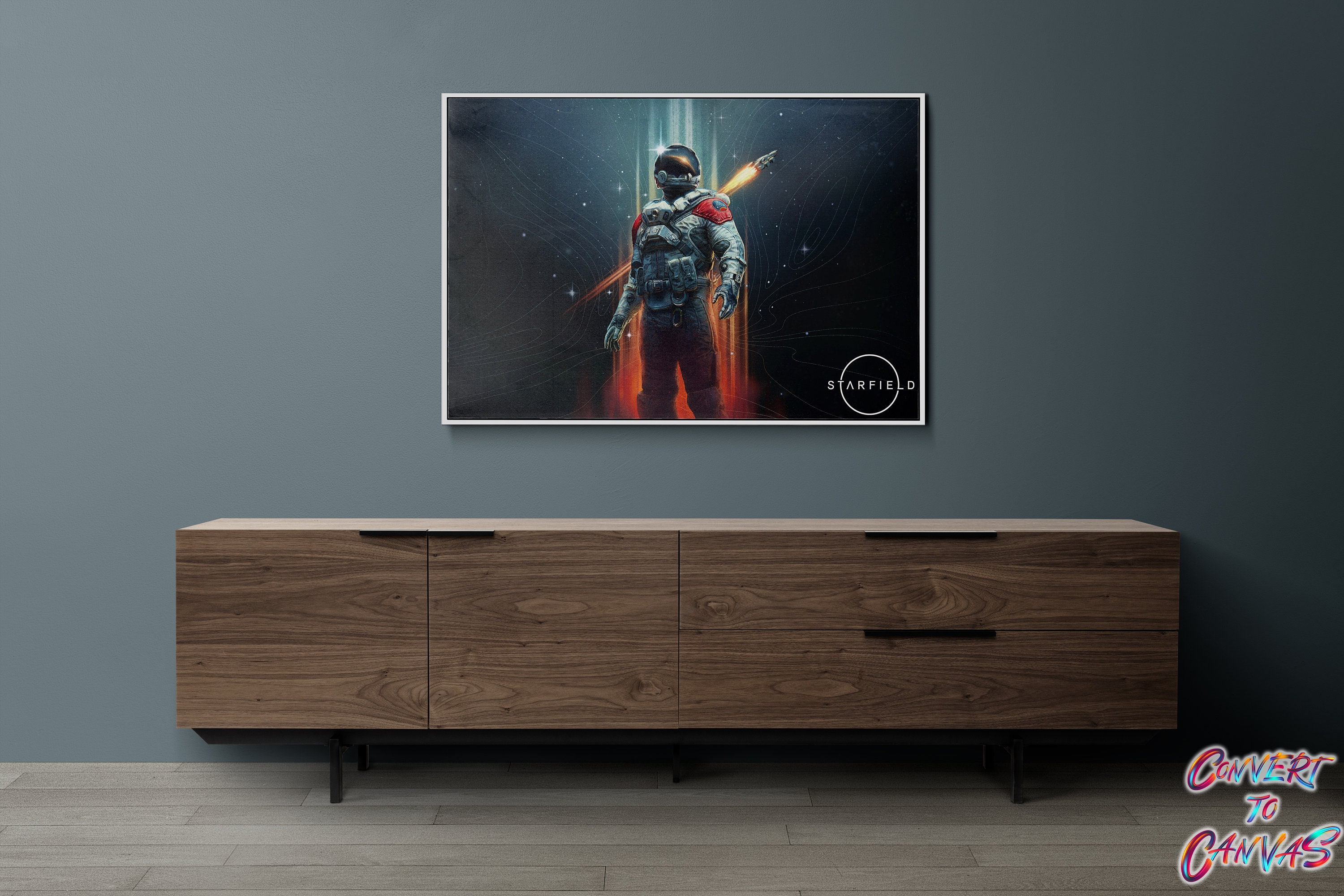 Starfield Canvas, Starfield Wall Art, Starfield Decor, Starfield Canvas ...