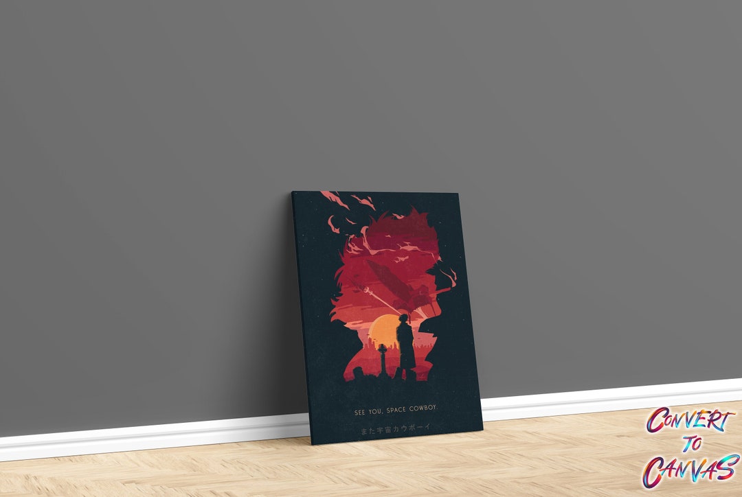 Cowboy Bebop Canvas Cowboy Bebop Wall Decor Cowboy Bebop Poster 1998