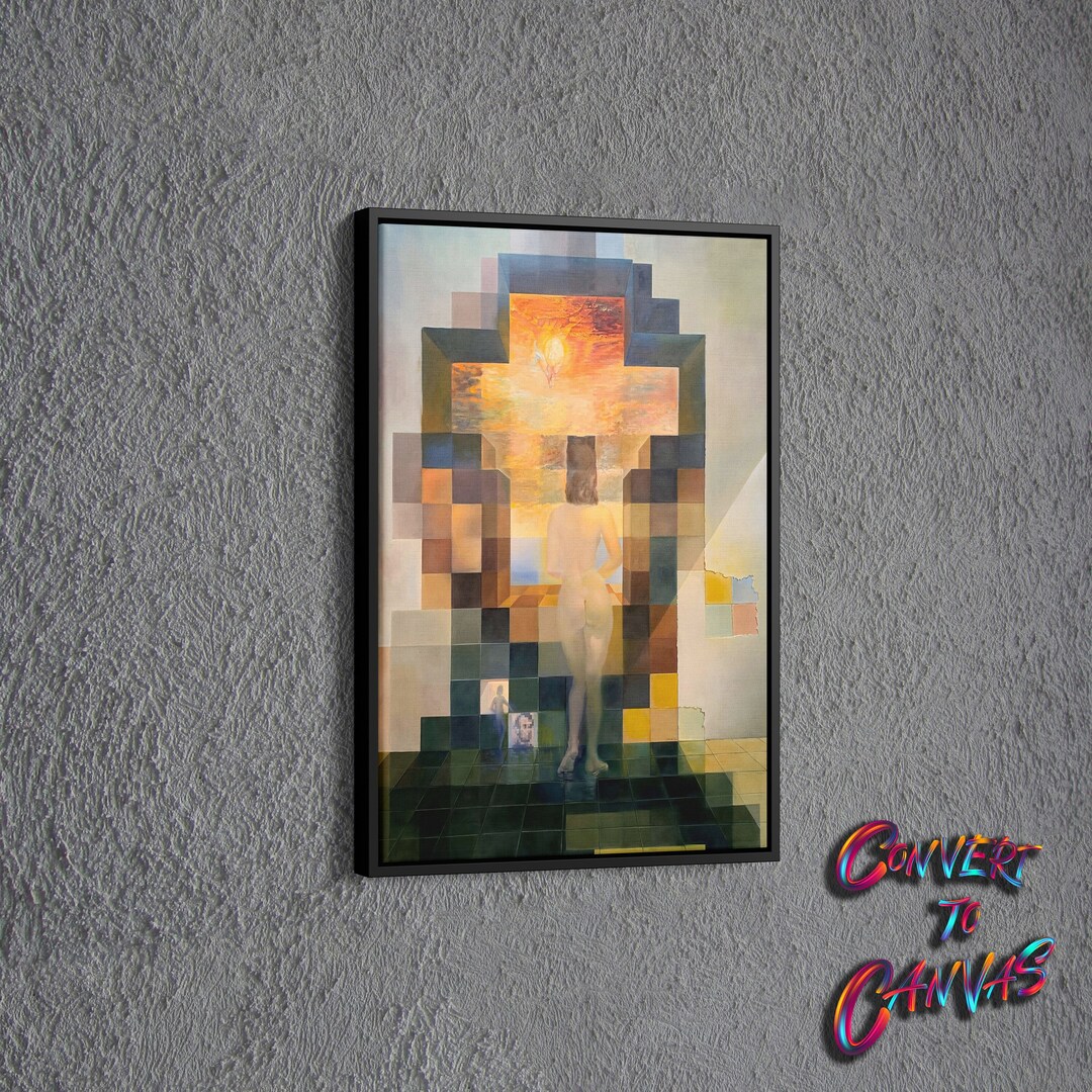 Salvador Dali Gala Paintng Canvas, Salvador Dali Canvas, Gala Canvas ...