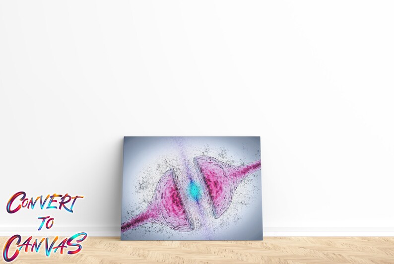 Synapse Receptor Brain Nerve Cell Science Art Anatomy Poster Watercolor ...