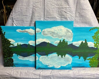Summer Lake Reflections - Etsy