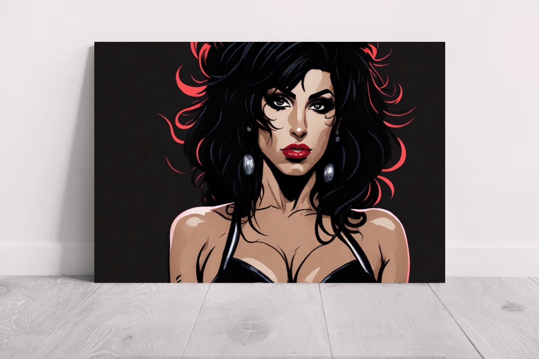Amy Winehouse Abstract Canvas Music Art Gift for You Perfect Singer ... Amy Winehouse Abstract Canvas Music Art Gift for You Perfect Singer ...
