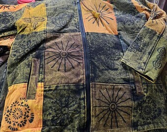 Hippie Patchwork Jacket - Etsy