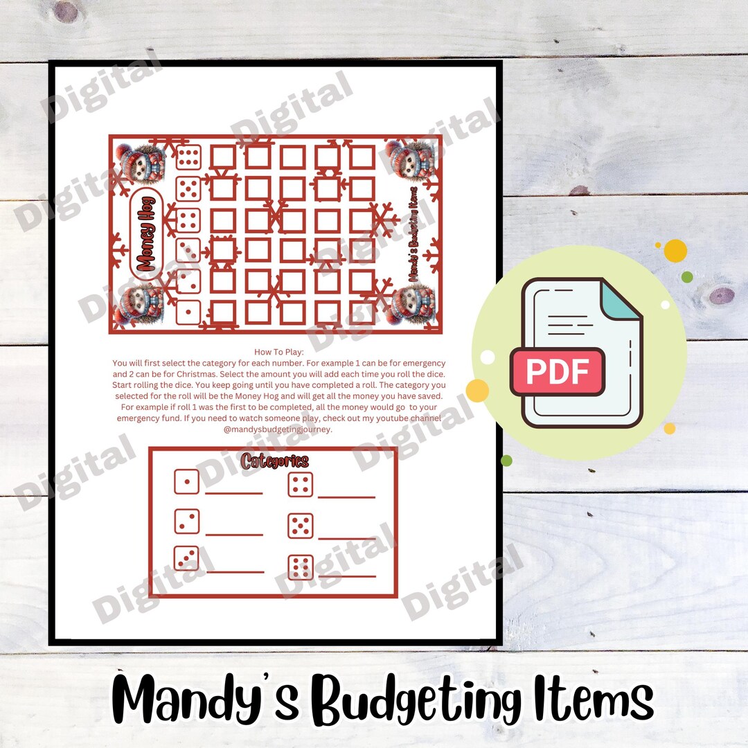 Low Income Money Randomizer Saving Challenge - Etsy