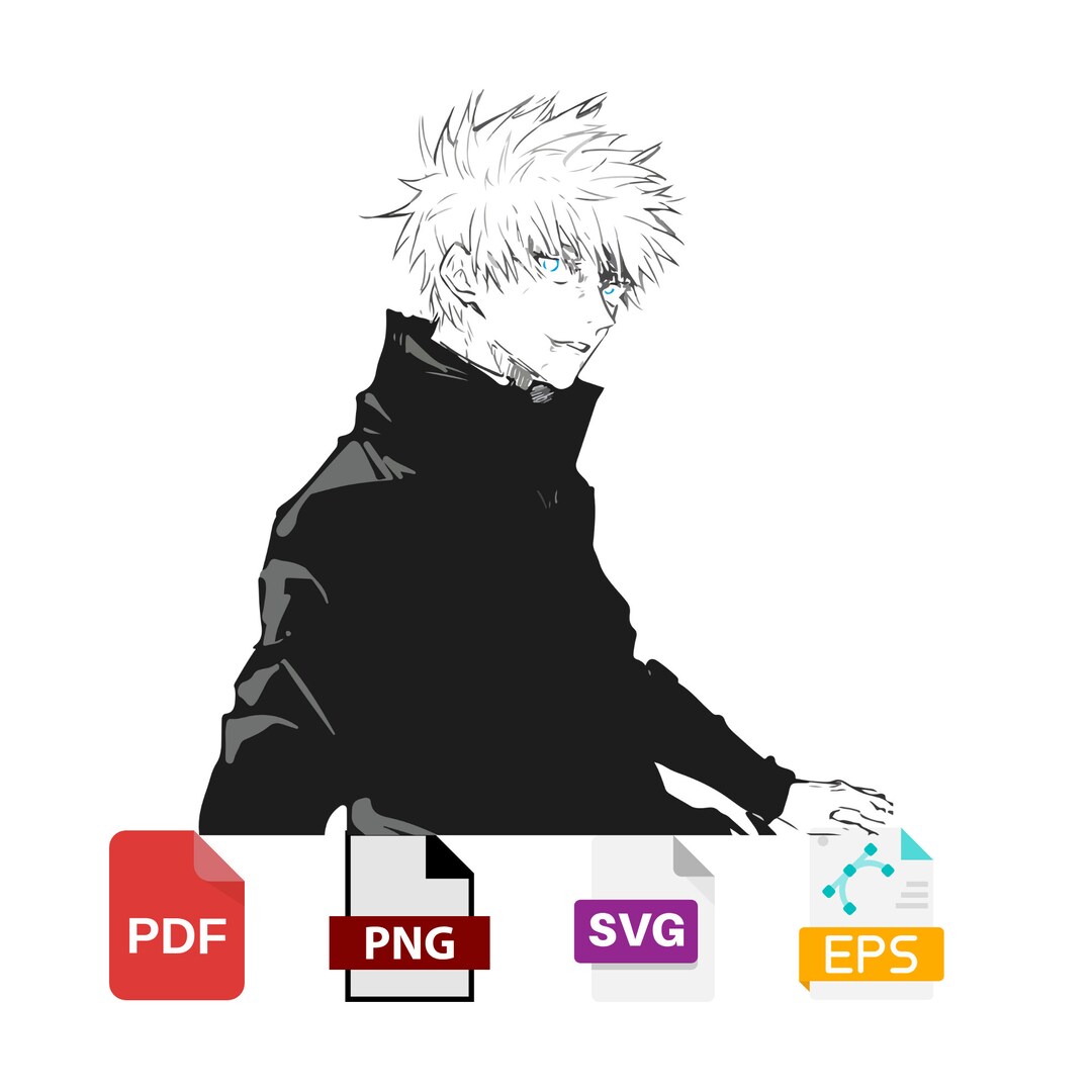 Gojo Satoru L Gojo Satoru Svg L Gojo Satoru Png L Gojo Svg L Jujutsu ...