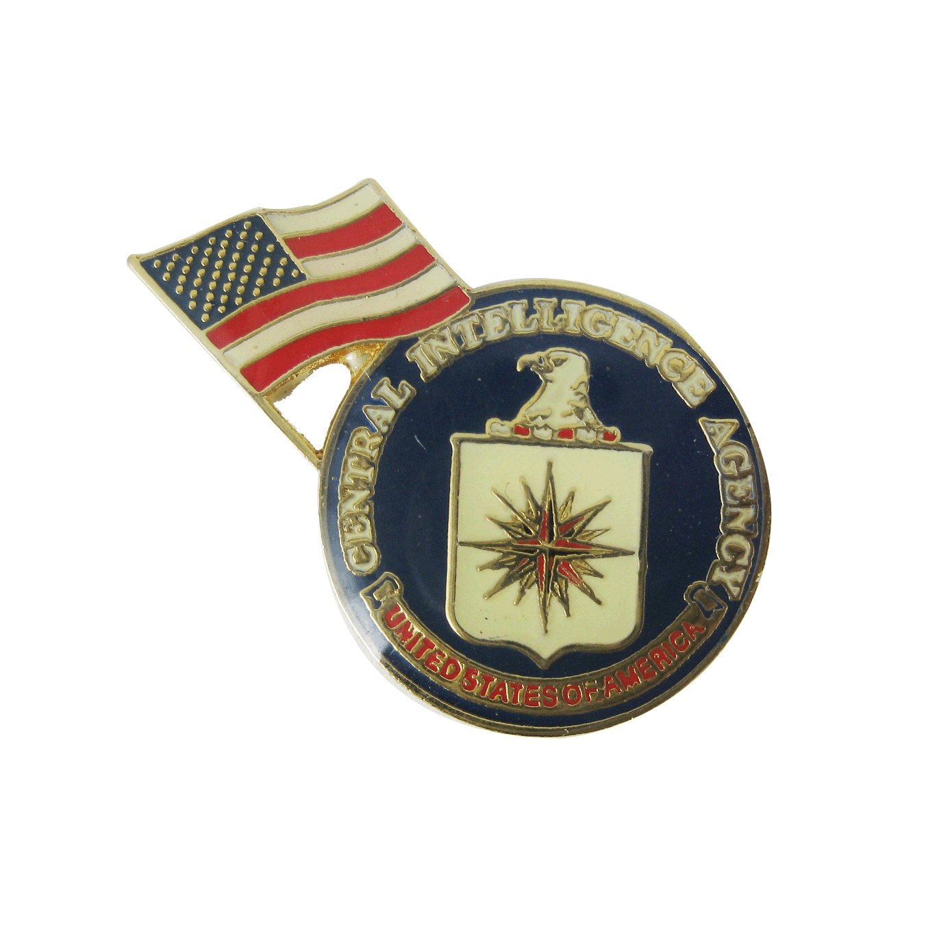 Central Intelligence Agency With U.S. Flag CIA Lapel Pin - Etsy