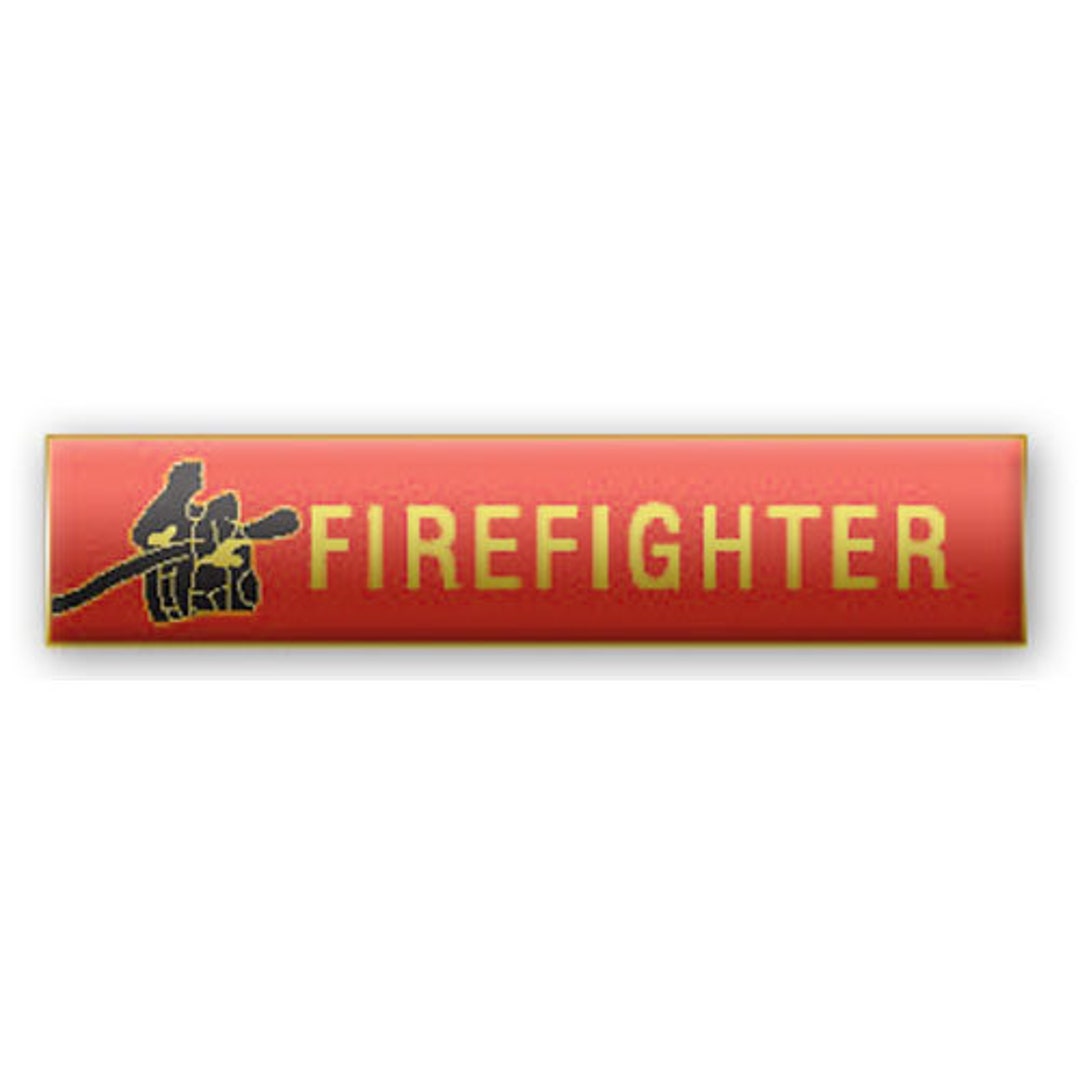 Firefighter Citation Bar Lapel Pin - Etsy