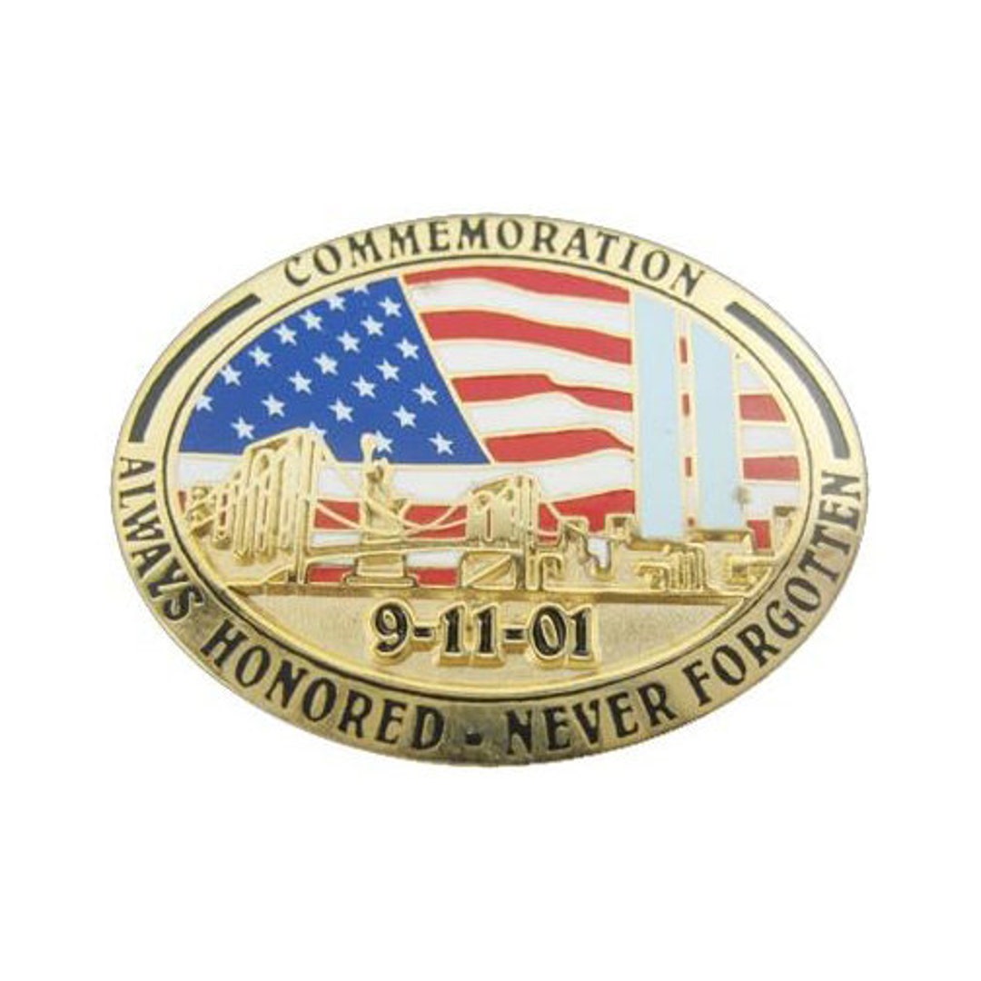 Commemoration 9-11 Lapel Pin - Etsy
