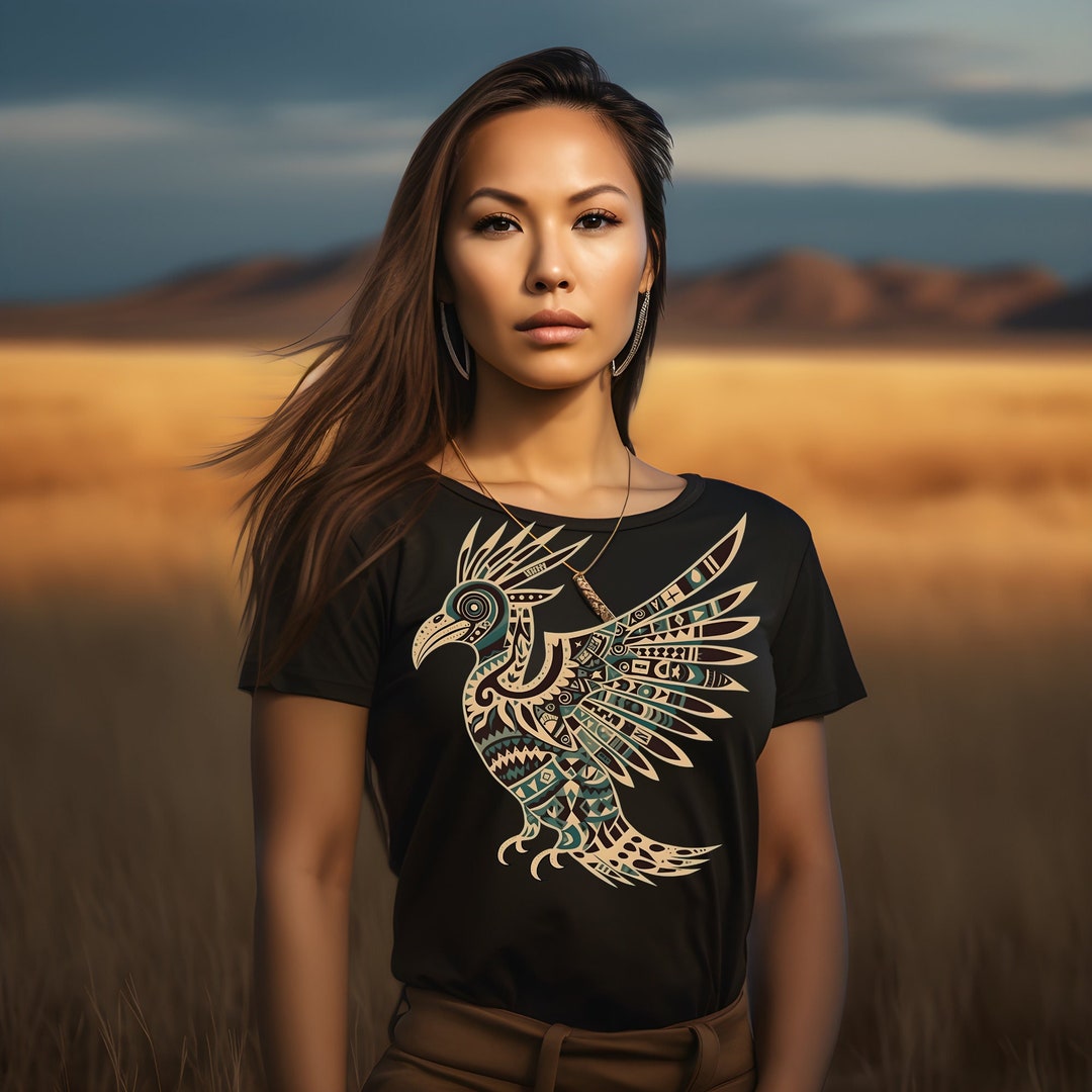 Quetzalcoatl Aztec Bird Art Print Mexican Shirt Native - Etsy