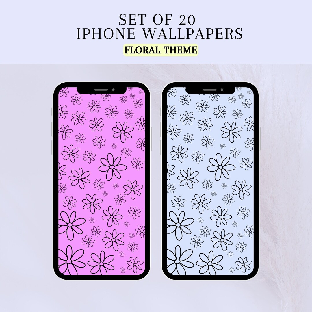 20 iPhone Wallpapers, Fun Wallpaper for Iphone, Pink, Neutral, & Blue ...