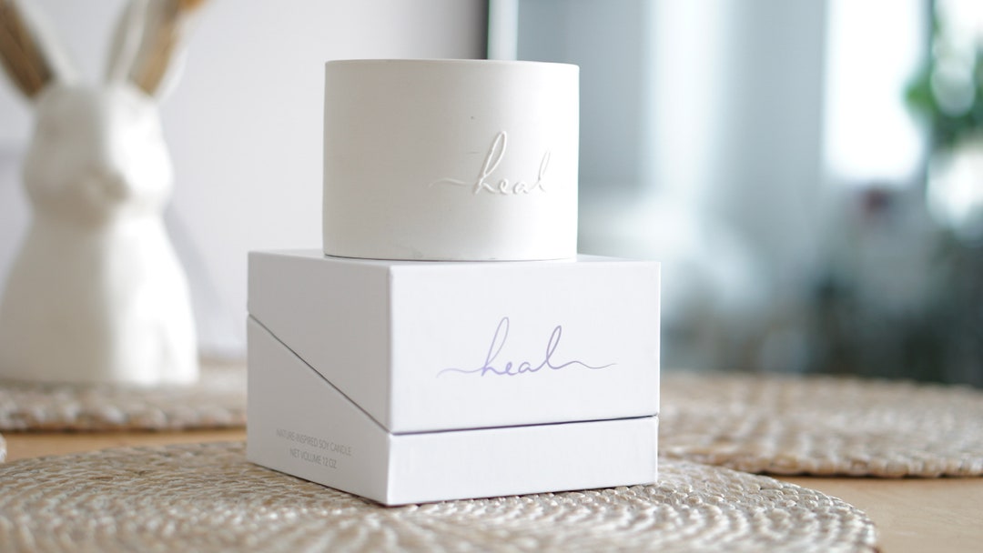 The Heal Candle™ - A Nature-inspired, Soy Candle Infused With a Blend ...