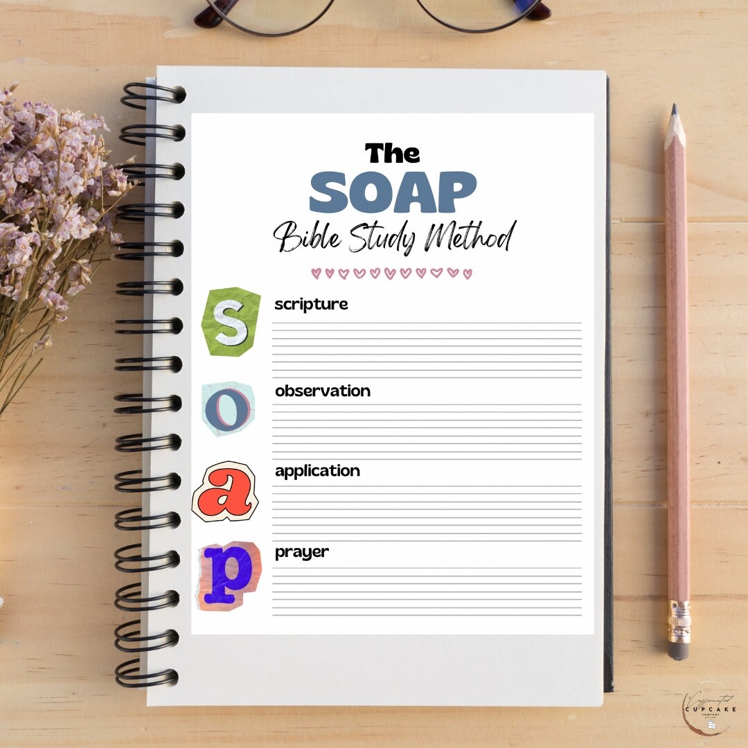 SOAP Bible Study Printable Template, Digital Bible Study for Women ...