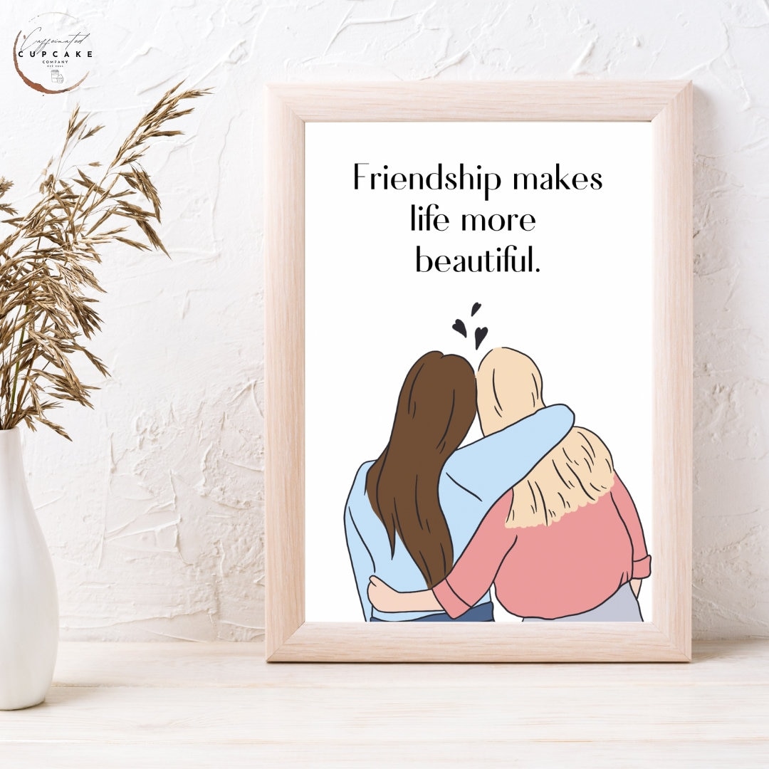 Friendship Makes Life More Beautiful 5 | Wall Art and Décor | 3 ...