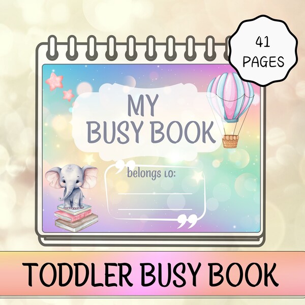 Preschool Workbook - Etsy