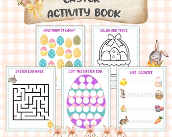 Printable Easter Activities for Kids, Preschool Worksheets, Easter ...