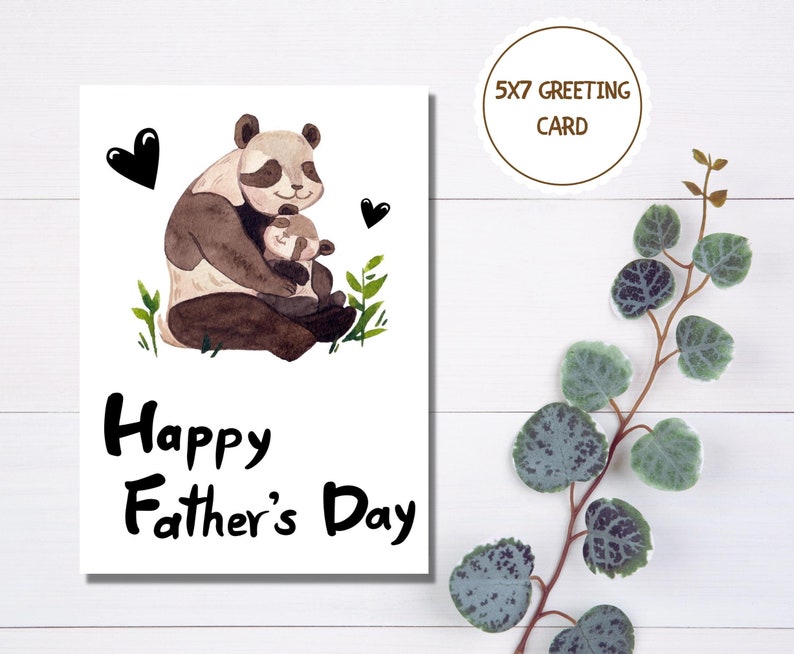 Printable Happy Fathers Day Card Fathers Day Digital - Etsy