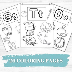 26 Printable Alphabet Coloring Pages for Kids, Printable Coloring Pages ...